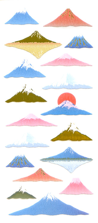 JP328 WASHI STICKERS MT.FUJI – Stickerfun Japan