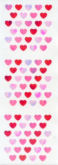 AU121 AURORA HEART STICKERS 3 COLORS WIDTH 7mm – Stickerfun Japan