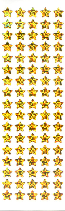 PMS509 STAR STICKERS GOLD – Stickerfun Japan